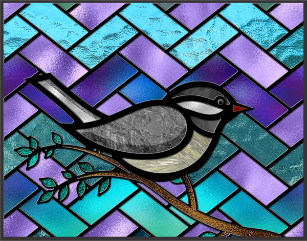 Bird Stained Glass Sign 9x7 – RCL Signs and More